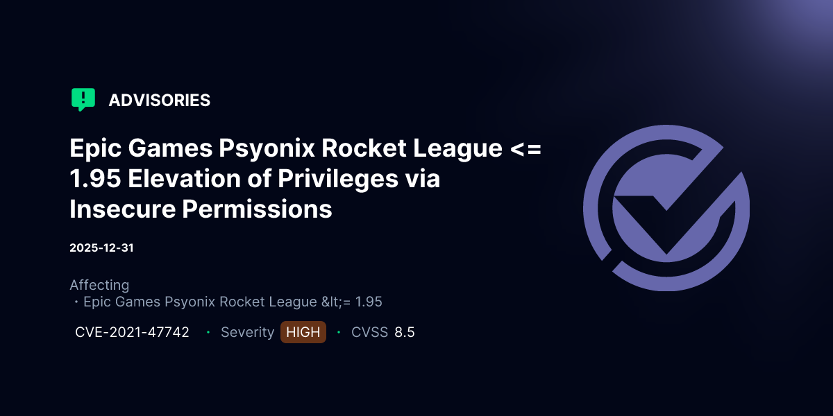 Epic Games Psyonix Rocket League