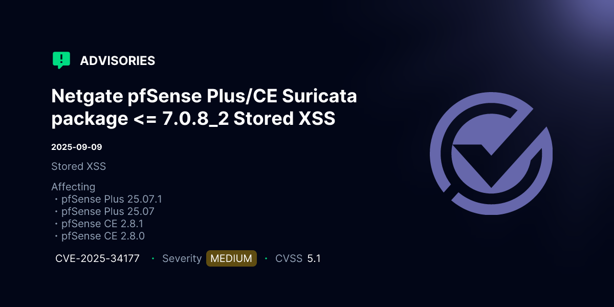 Netgate pfSense Plus/CE Suricata package