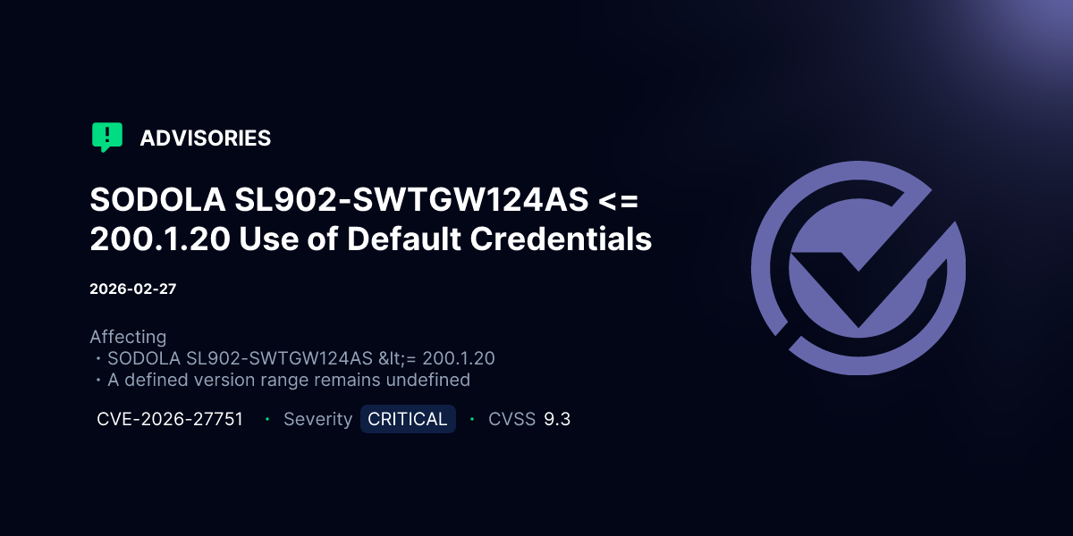 SODOLA SL902-SWTGW124AS
