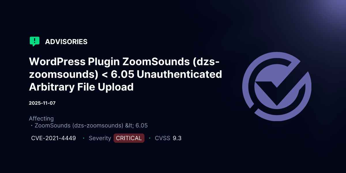 Wordpress Plugin Zoomsounds Dzs Zoomsounds